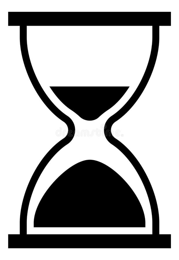 Hourglass Icon. Waiting Symbol Stock Vector - Illustration of process ...
