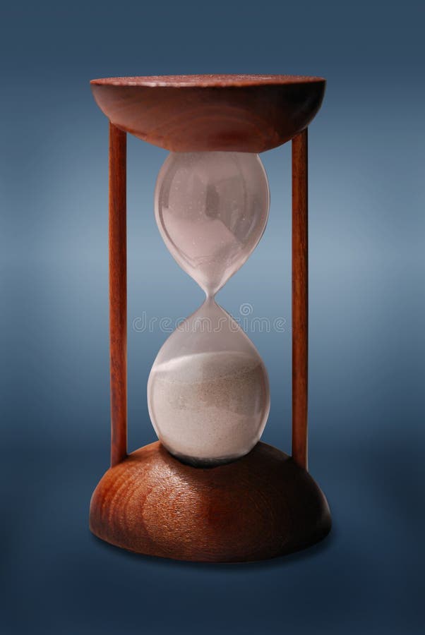 Time is Money. Antique Hourglass. Stock Image - Image of time, hour ...