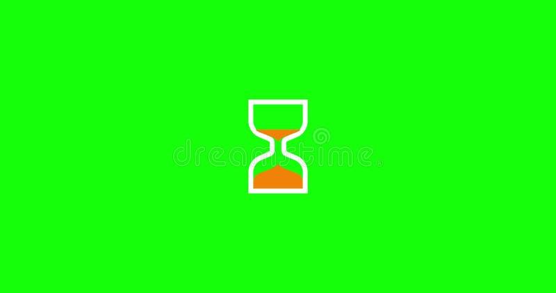 Hourglass Loading Cursor Animation Loop Animation. Hourglass Loader ...