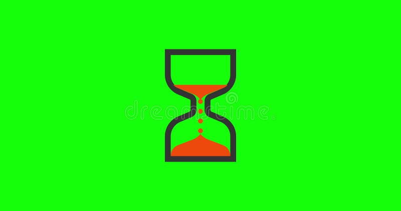 Hourglass Loading Cursor Animation Loop Animation. Hourglass Loader ...