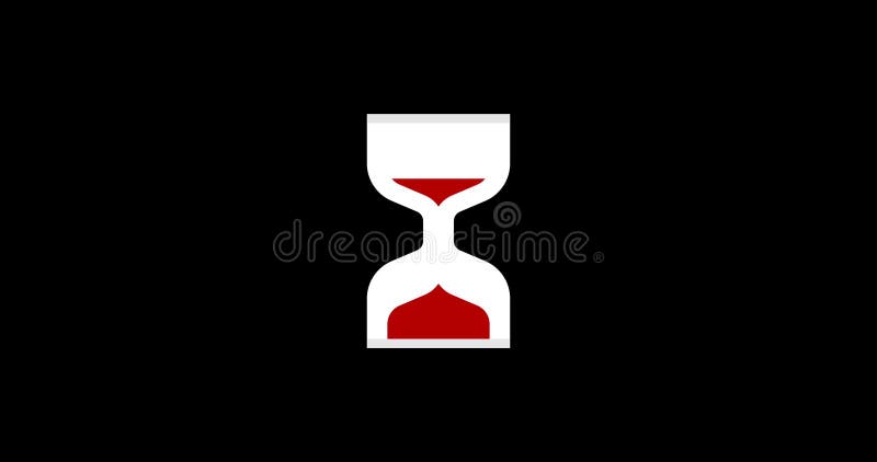 Hourglass Loading Cursor Animation Loop Animation. Hourglass Loader ...