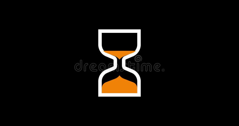 Hourglass Loading Cursor Animation Loop Animation. Hourglass Loader ...