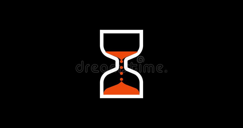 Hourglass Loading Cursor Animation Loop Animation. Hourglass Loader ...