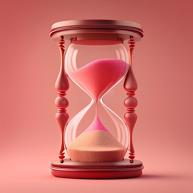 Pink sand hourglass store