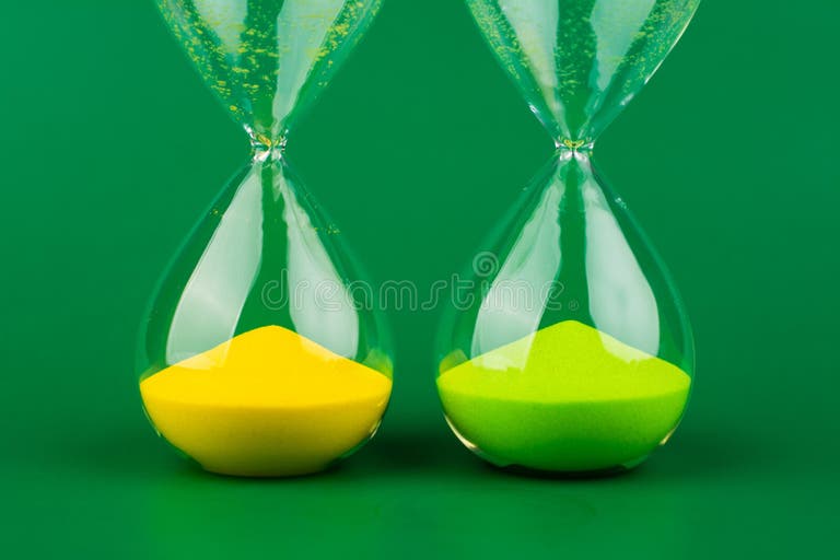 Hourglass the Process of Time Running Out the Rule of Limited Time ...
