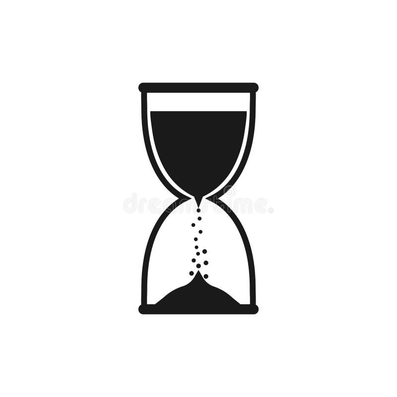 Hourglass, Sand, Time Icon. Vector Illustration, Flat Design Stock ...