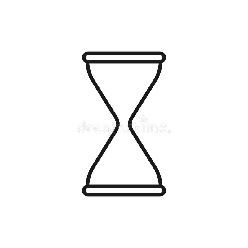 Hourglass, Sand, Time Icon. Vector Illustration, Flat Design Stock ...