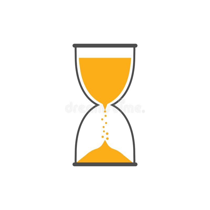 Hourglass, Sand, Time Icon. Vector Illustration, Flat Design Stock ...