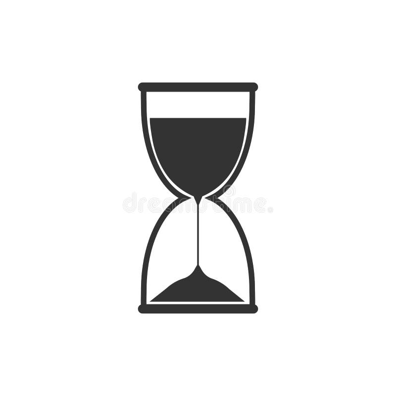 Hourglass, Sand, Time Icon. Vector Illustration, Flat Design Stock ...