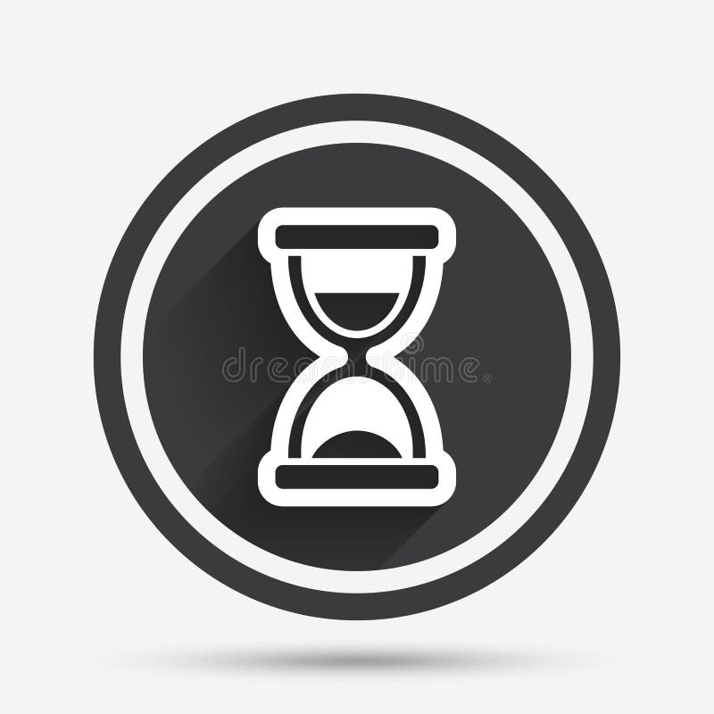 Hourglass Sign Icon. Sand Timer Symbol Stock Vector - Illustration of ...