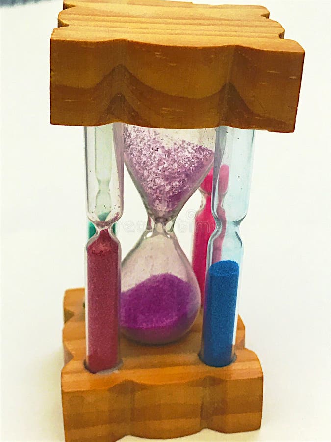 Hourglass stock photo. Image of miniature, wood, glass - 214028522