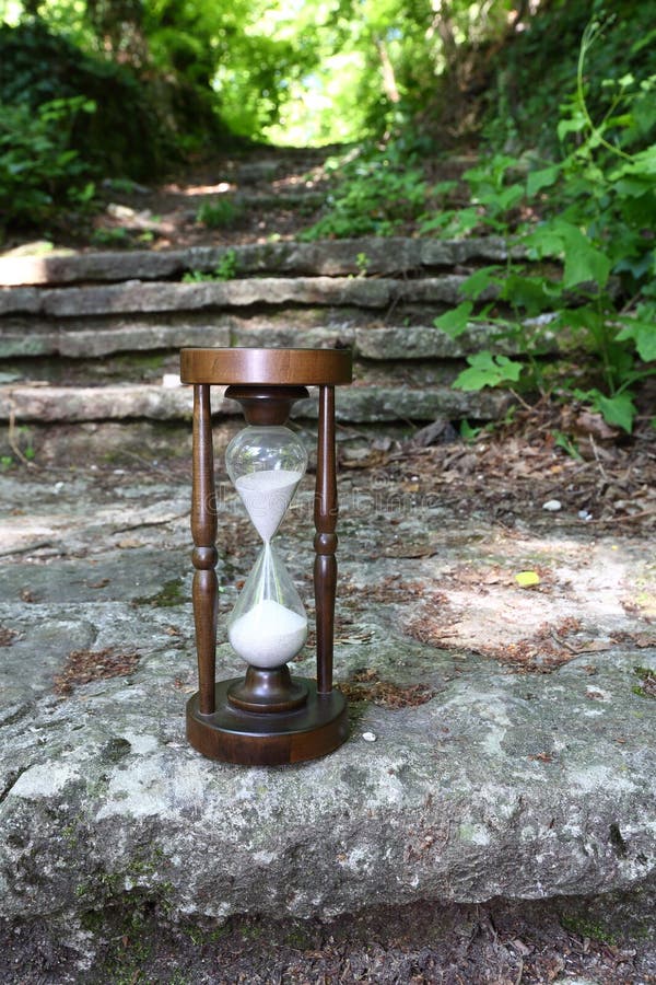 A hourglass stock image. Image of hour, nature, clock - 320986317
