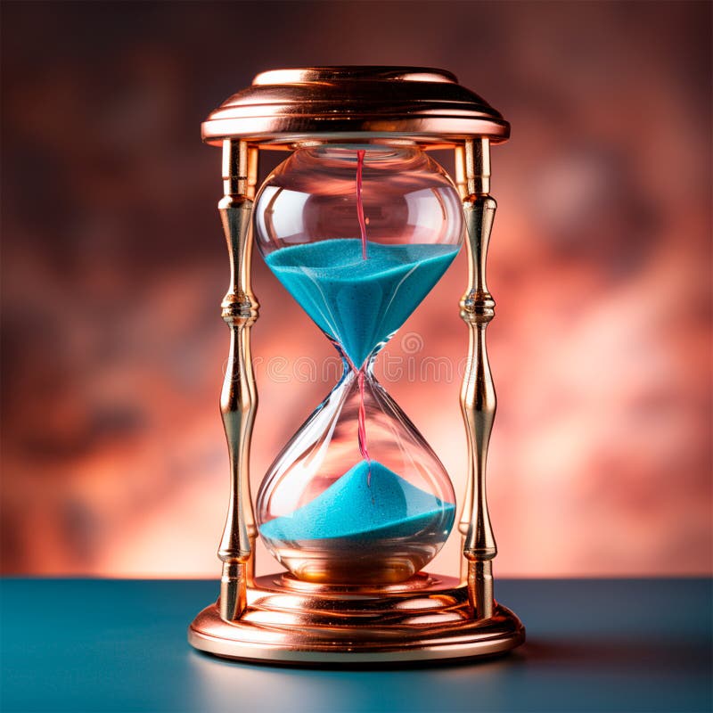 Hourglass, a Symbol of Quickly Passing Time - AI Generated Image Stock ...