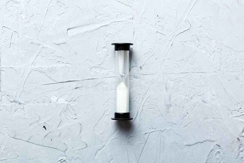 Hourglass on the Table, Sand Clock As Time Passing Concept for Business ...