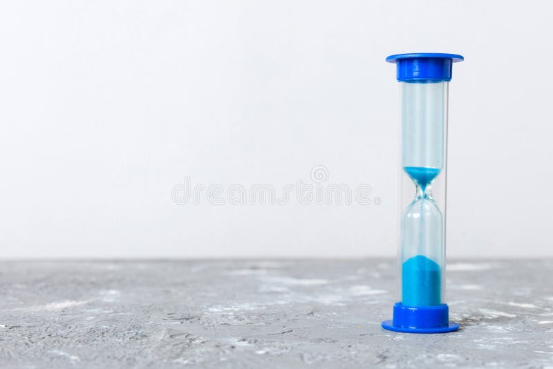 Hourglass on the Table, Sand Clock As Time Passing Concept for Business ...
