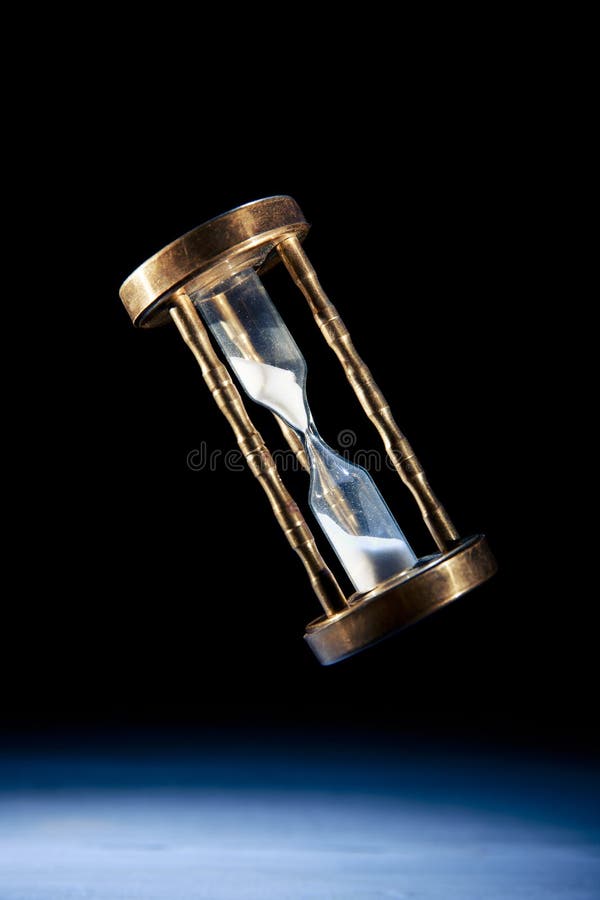 Hourglass, Time Concept with a High Contrast Image Stock Image - Image ...