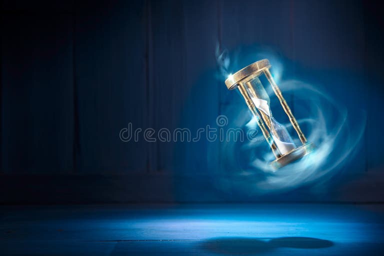 Hourglass, Time Concept with a High Contrast Image Stock Image - Image ...