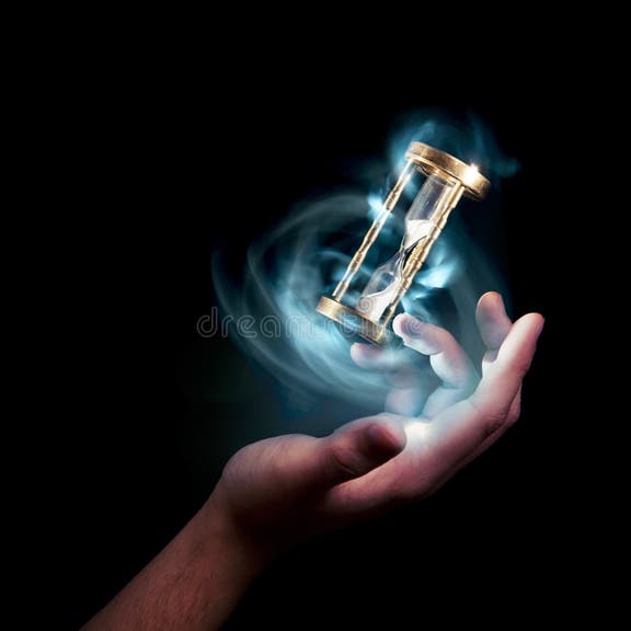 Hourglass, Time Concept with a High Contrast Image Stock Image - Image ...