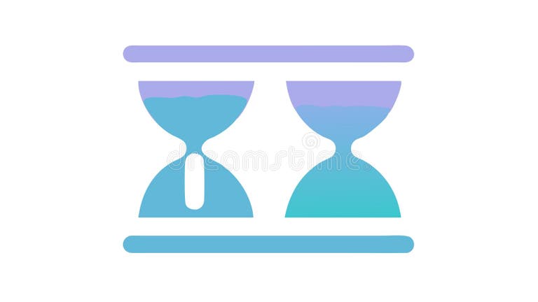 Hourglass Time Duration Countdown Process Icon, Vector Design ...