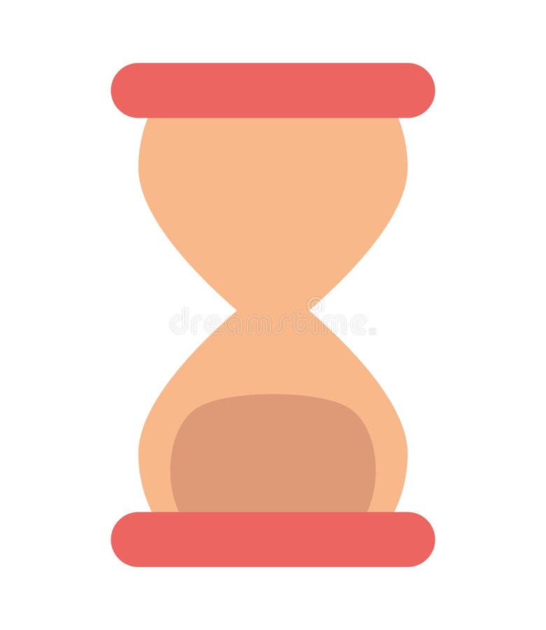 Hourglass time icon stock illustration. Illustration of check - 243805404