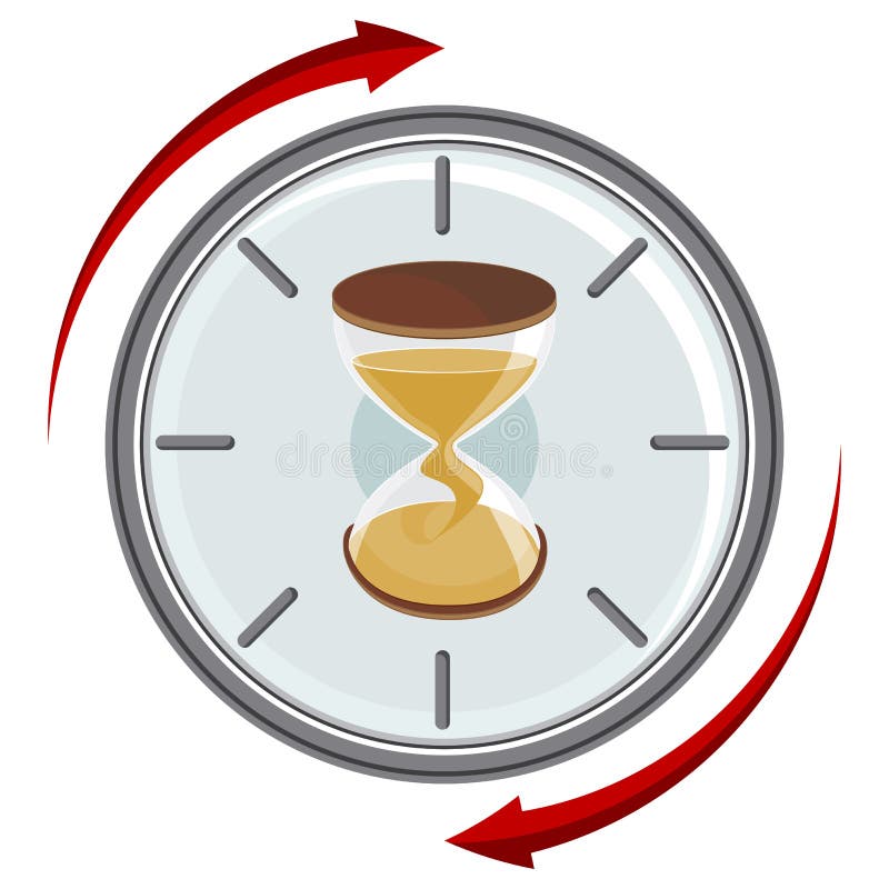 Hourglass Timer stock vector. Illustration of timer, savings - 42828762