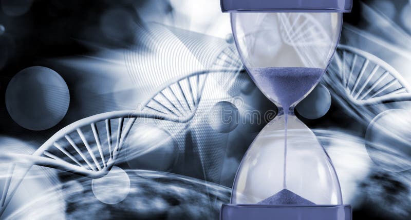 Hourglass in Which You Can See How the Sand Flows Against the ...