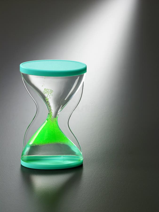 Hourglass stock photo. Image of cloud, idea, time, glass - 5437964