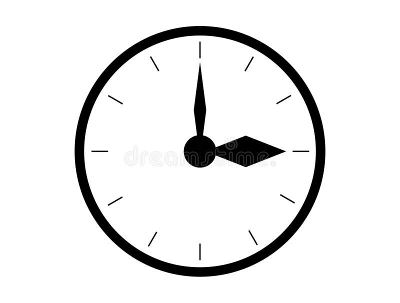 Hours an icon stock vector. Illustration of hours, hour - 29725119