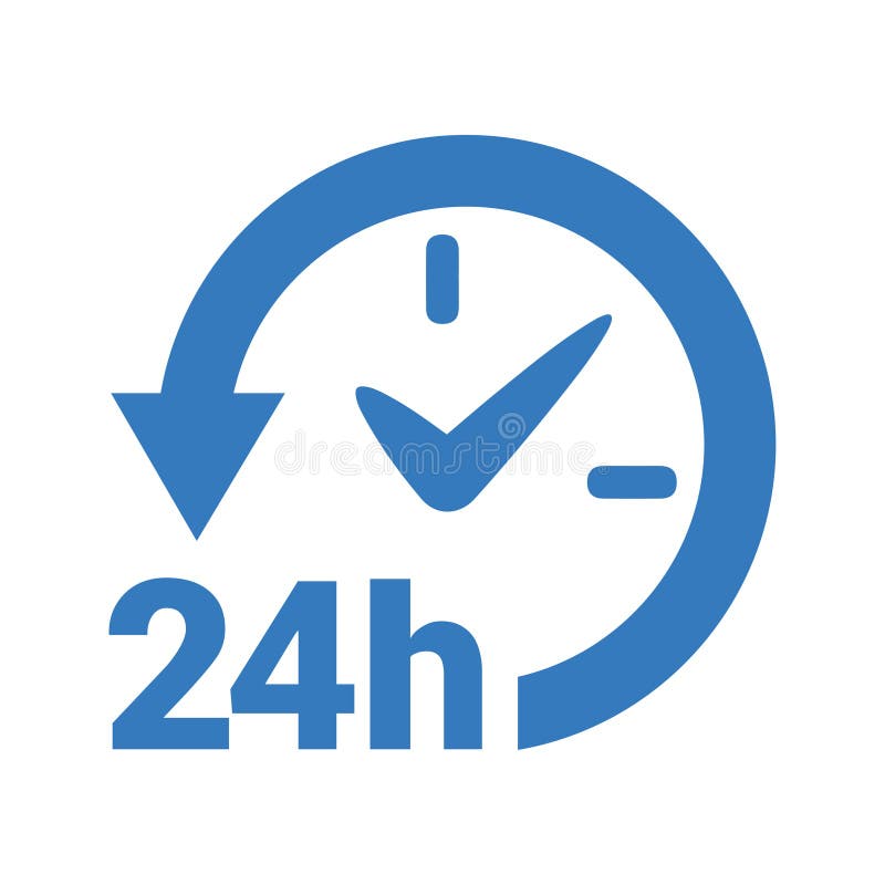 24 hours Activity icon stock vector. Illustration of hour - 132814813