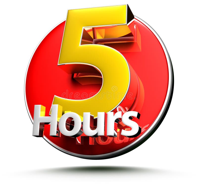 12 Hours 3d. stock illustration. Illustration of icon - 154996740