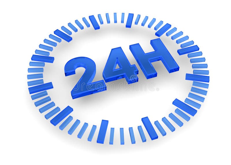 Customer Service 24/7 Icon Vector Illustration Stock Vector ...
