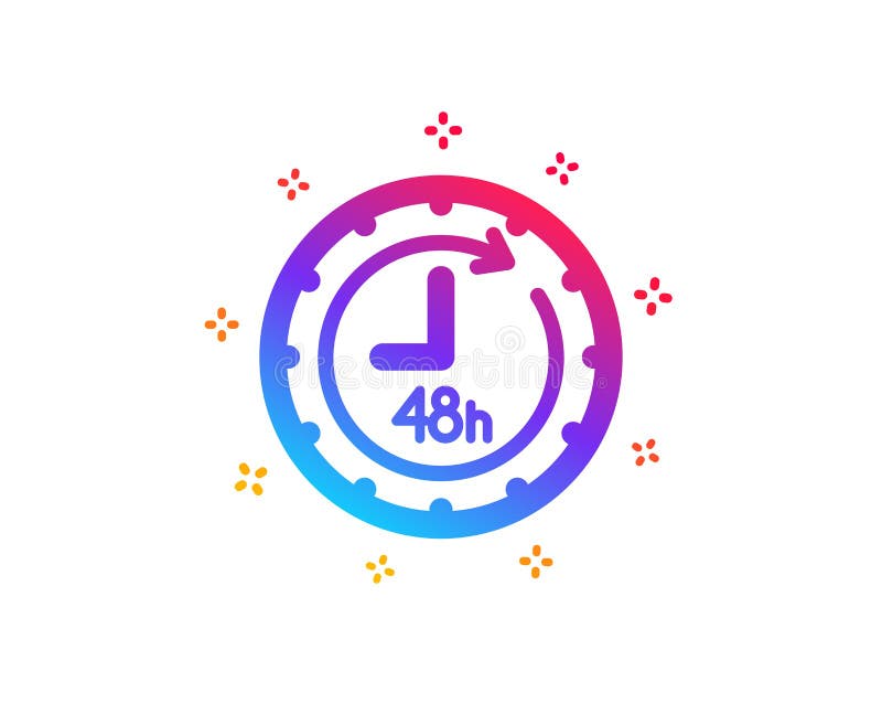 48 Hours Icon Stock Illustrations – 524 48 Hours Icon Stock ...