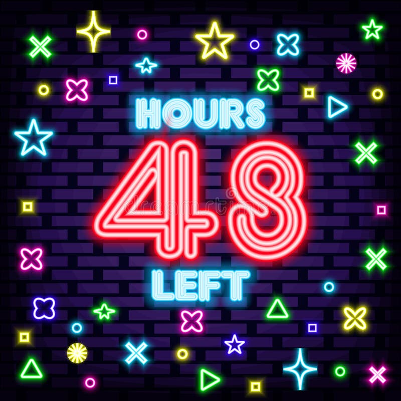 48 Hours Left Stock Illustrations – 6 48 Hours Left Stock Illustrations ...