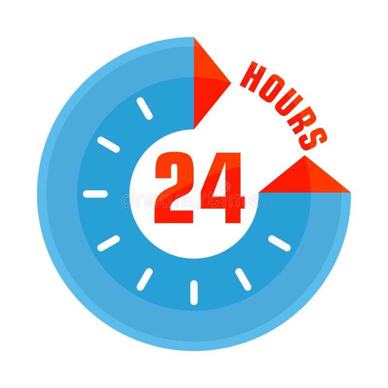 Around clock dot stock vector. Illustration of health - 92418621