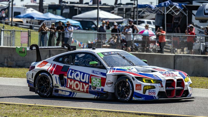 12 Hours of Sebring Race Car. Editorial Stock Image - Image of motion ...