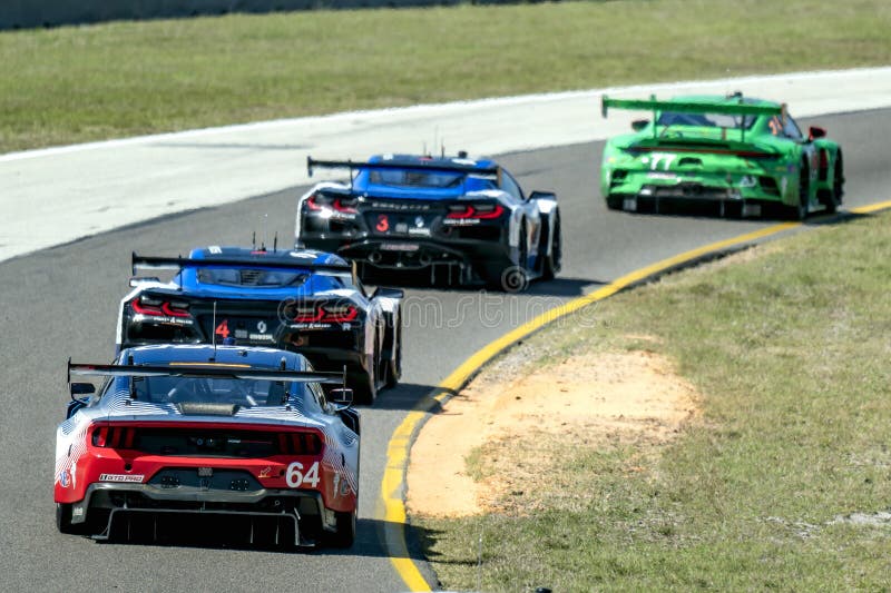 12 Hours of Sebring Race Cars. Editorial Stock Image - Image of racing ...