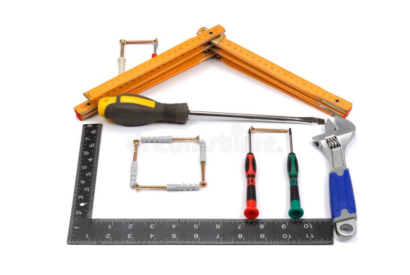 Tools House stock photo. Image of isolated, construction - 3811482