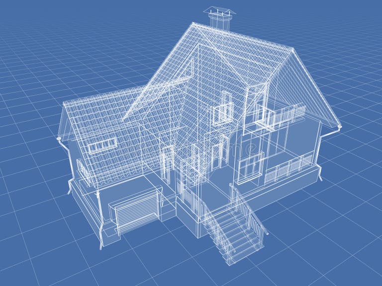 Blue House Drawing Stock Illustrations – 44,023 Blue House Drawing ...