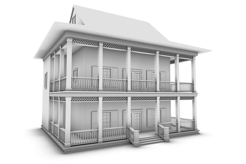 Shop house modern style stock illustration. Illustration of style ...