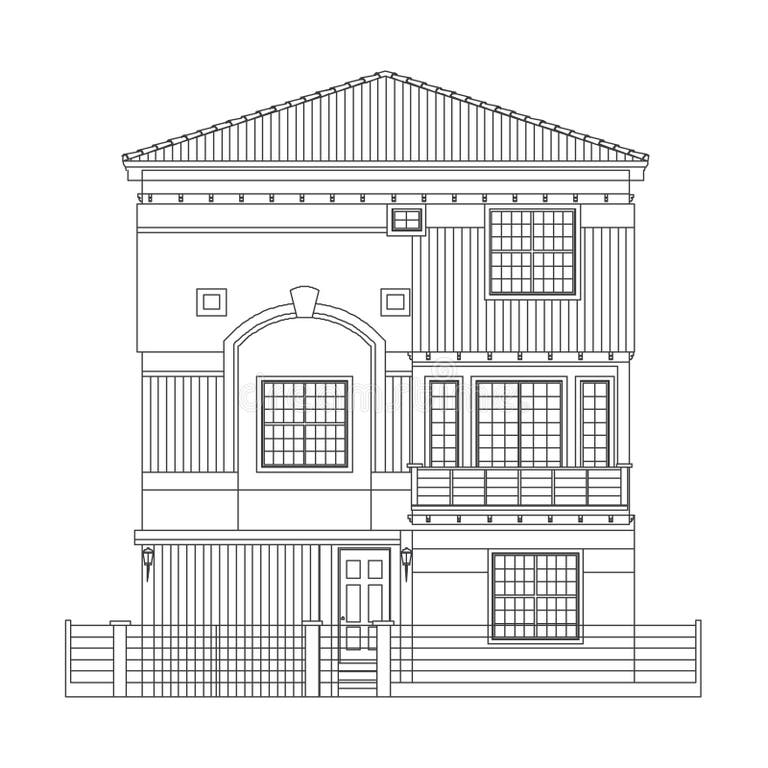 Elevation House Stock Illustrations – 5,327 Elevation House Stock ...