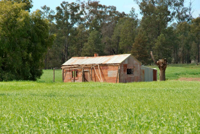 Old Shearing Shed stock photo. Image of australia, iron - 4189776
