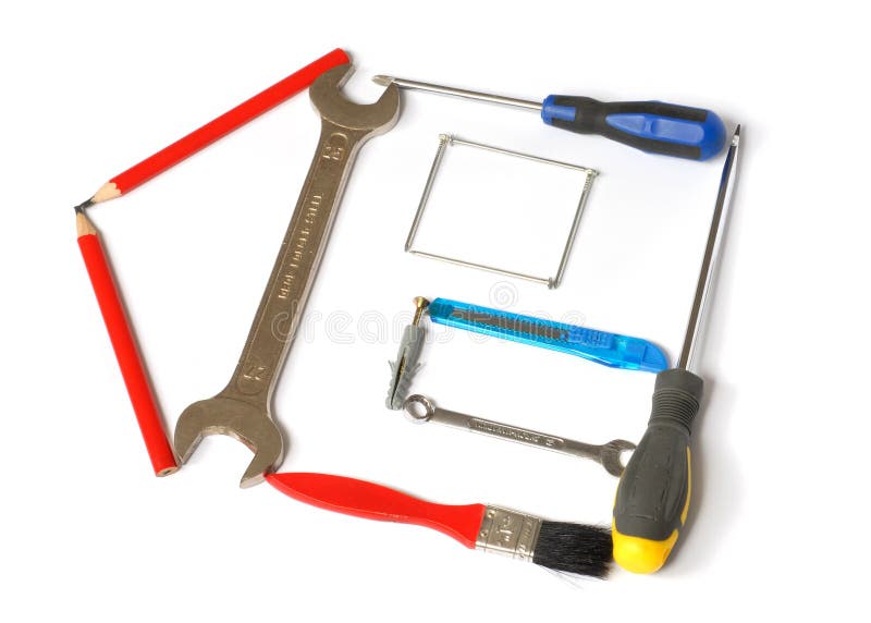 Tools House stock photo. Image of isolated, construction - 3811482