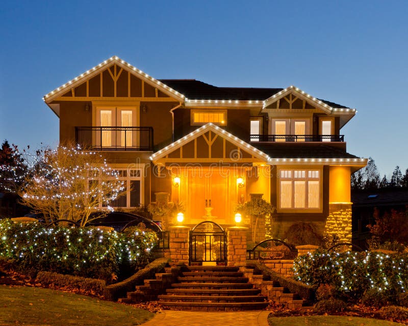 House stock image. Image of evening, doorway, elegant - 22366057