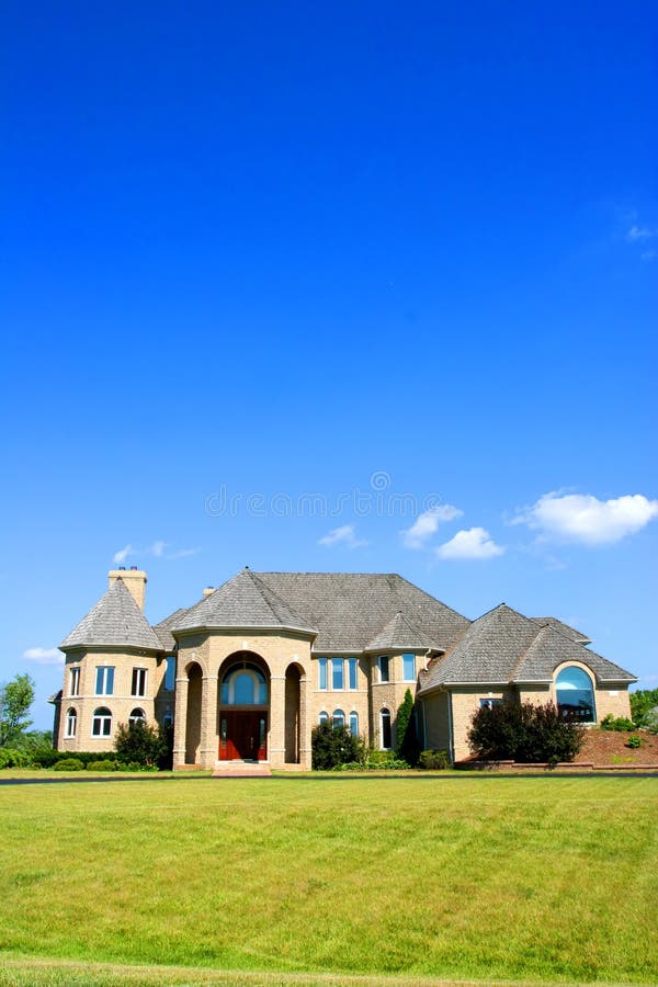 Beautiful house stock photo. Image of hand, clouds, insurance - 1146306