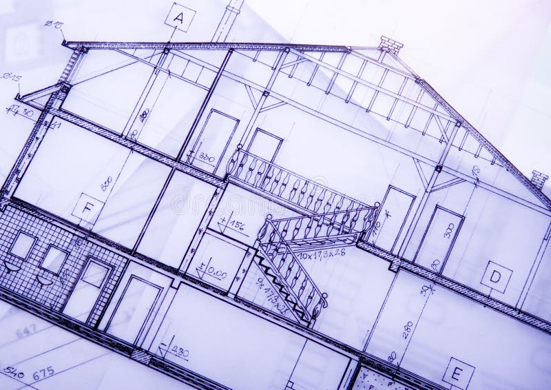 House stock photo. Image of construction, measurements - 3601772