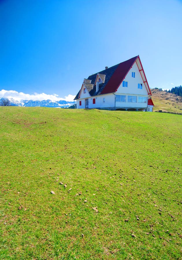 Lone House on a Hill stock image. Image of hawaii, steep - 24991241