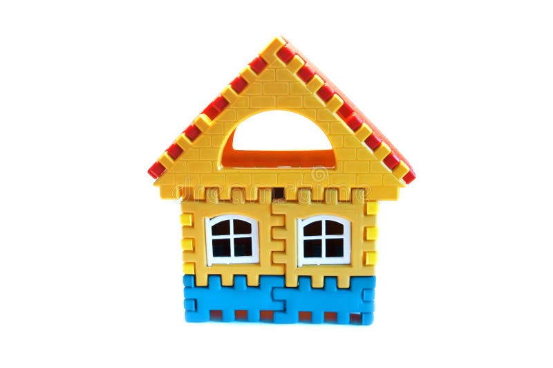 Plastic toy house stock photo. Image of habitat, home - 5167764