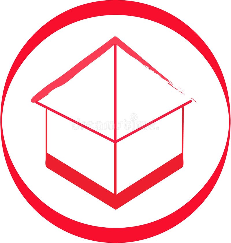 House Abstract stock vector. Illustration of garden, estate - 3695618