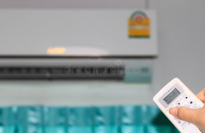 Turning Off Air Condition Remote Control Stock Photos - Free & Royalty ...