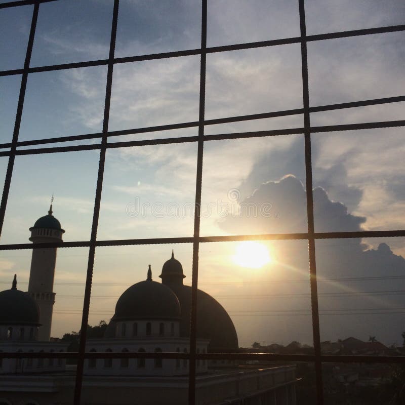 House of Allah mosque stock image. Image of mosque, evening - 266563473